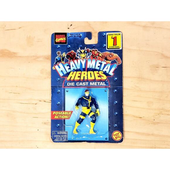 Marvel | Toys | Toy Biz Heavy Metal Heroes Xmen Cyclops Poseable ...